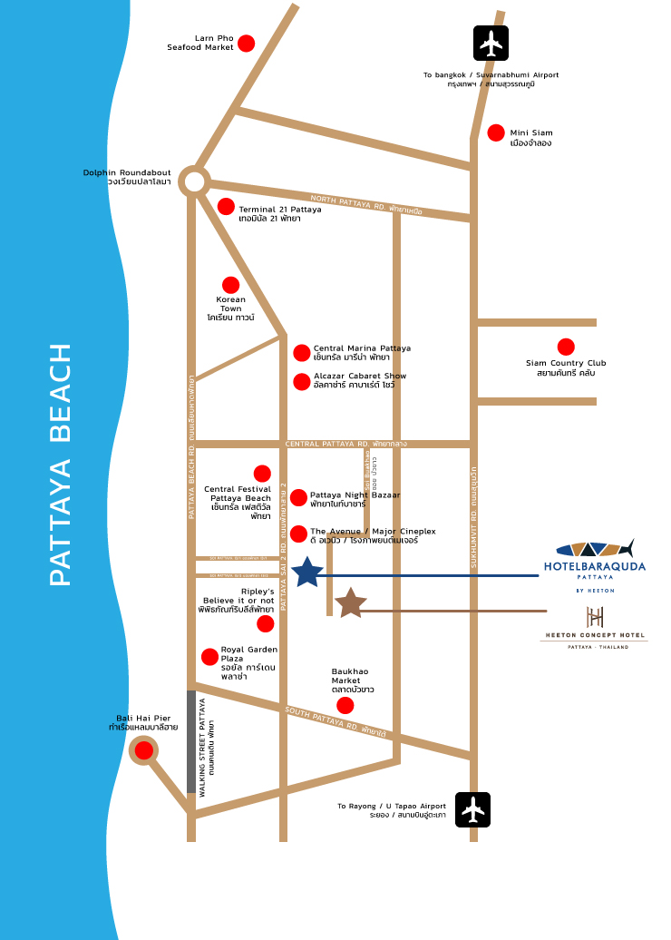 Hotel Baraquda Heeton Pattaya by Compass Hospitality